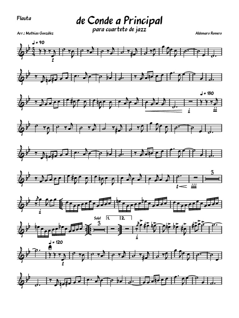 De Conde A Principal-Flauta | PDF