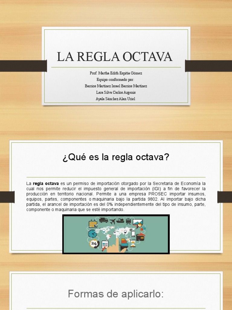 La Regla Octava | PDF | Arancel | aduana