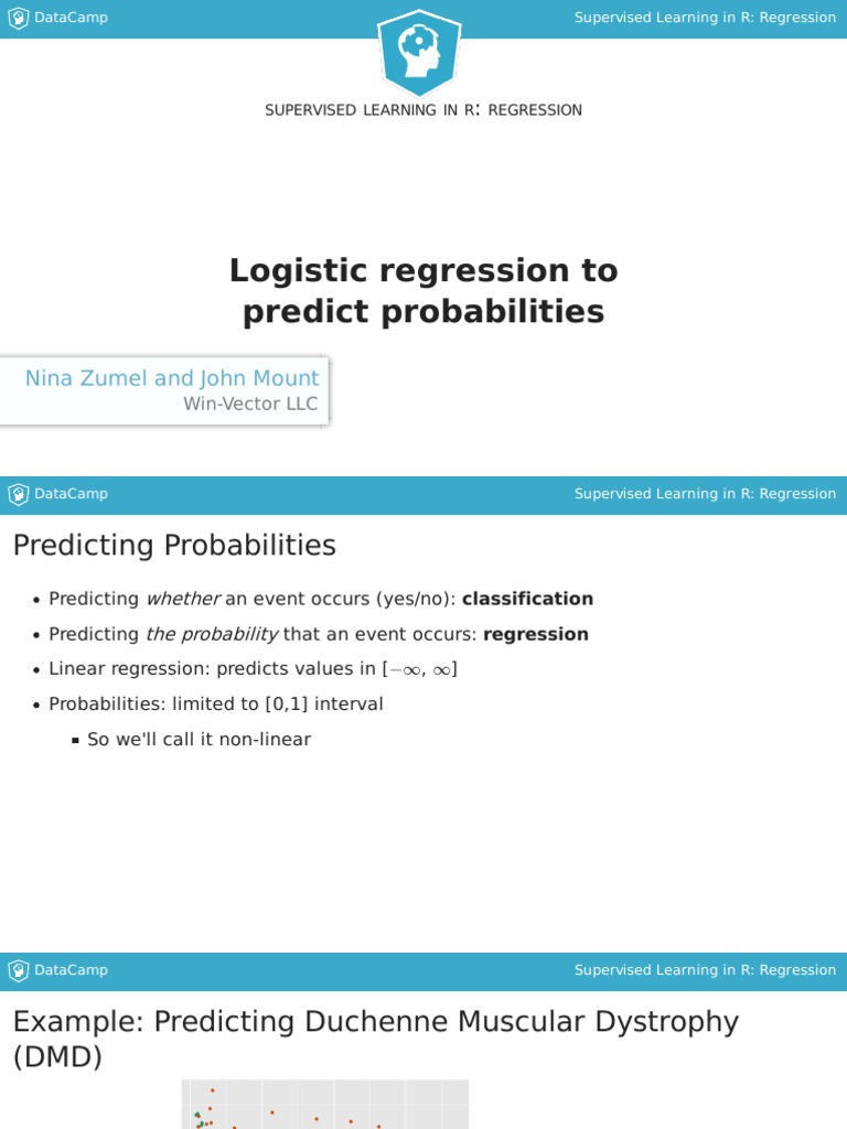 Chapter 4 | PDF | Regression Analysis | Logistic Regression