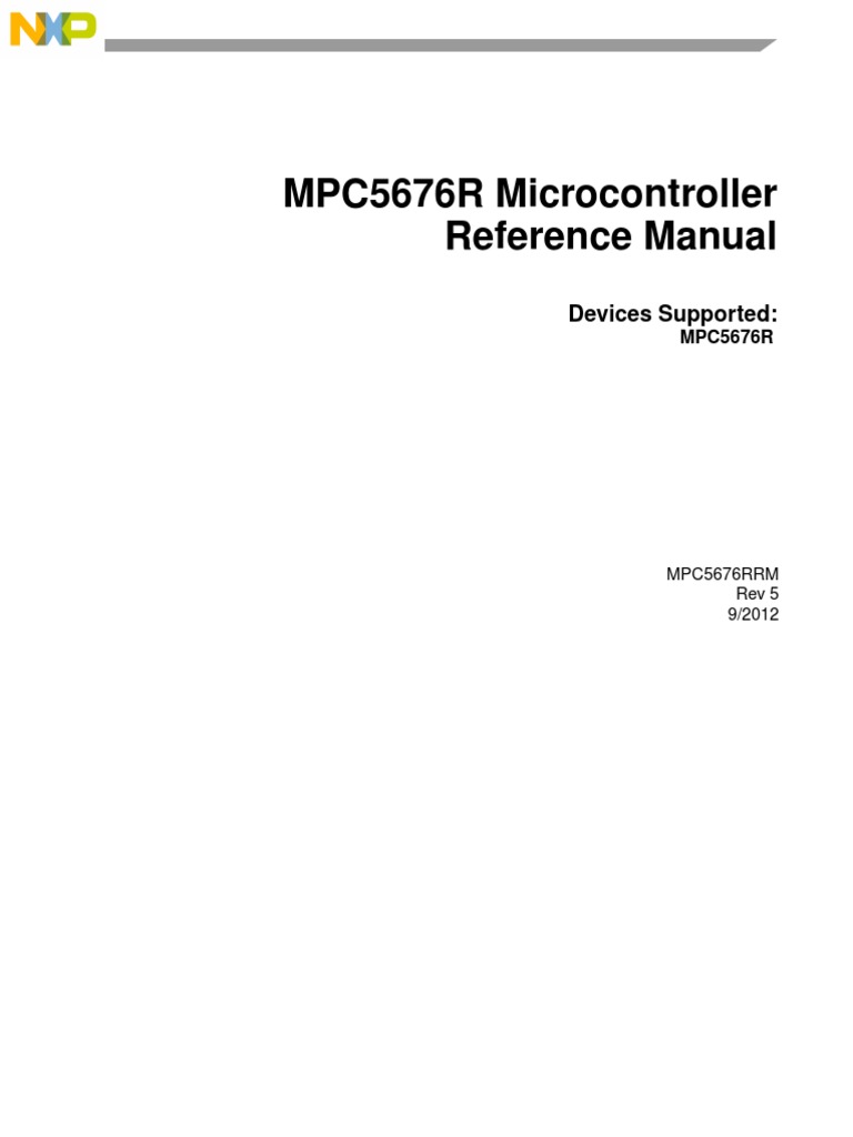 MPC5676RRM | PDF | Application Software | Computer Science