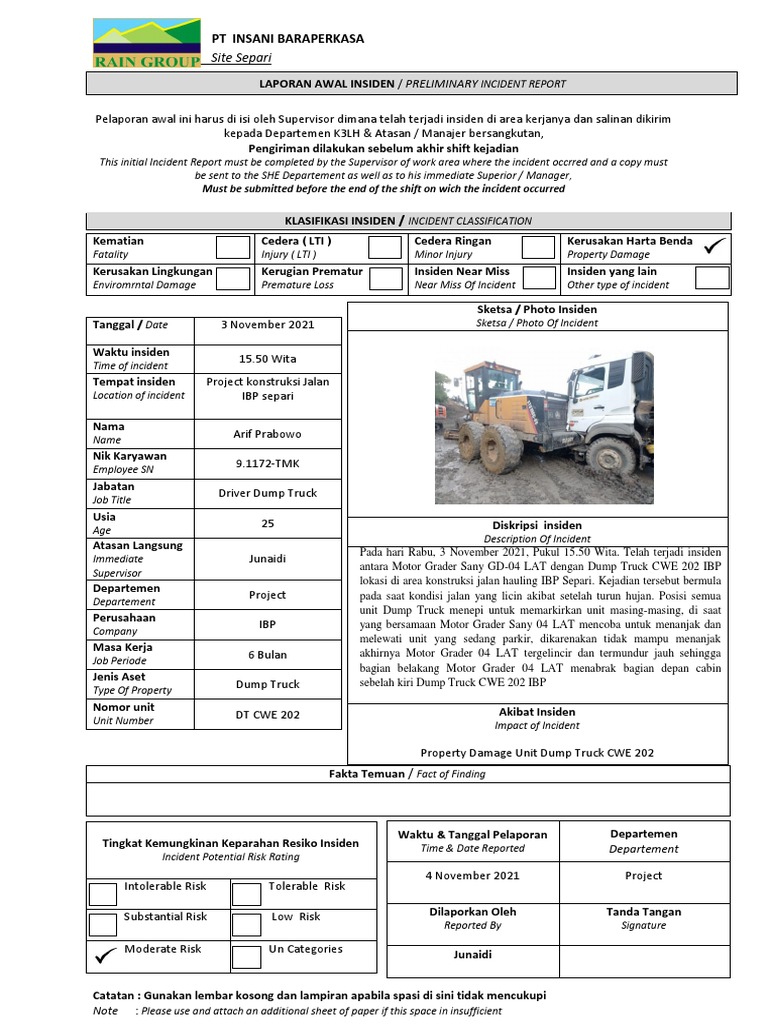 PRELIMINARY IBP Insiden 03112021 | PDF