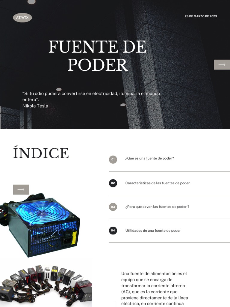 Fuente de Poder | PDF