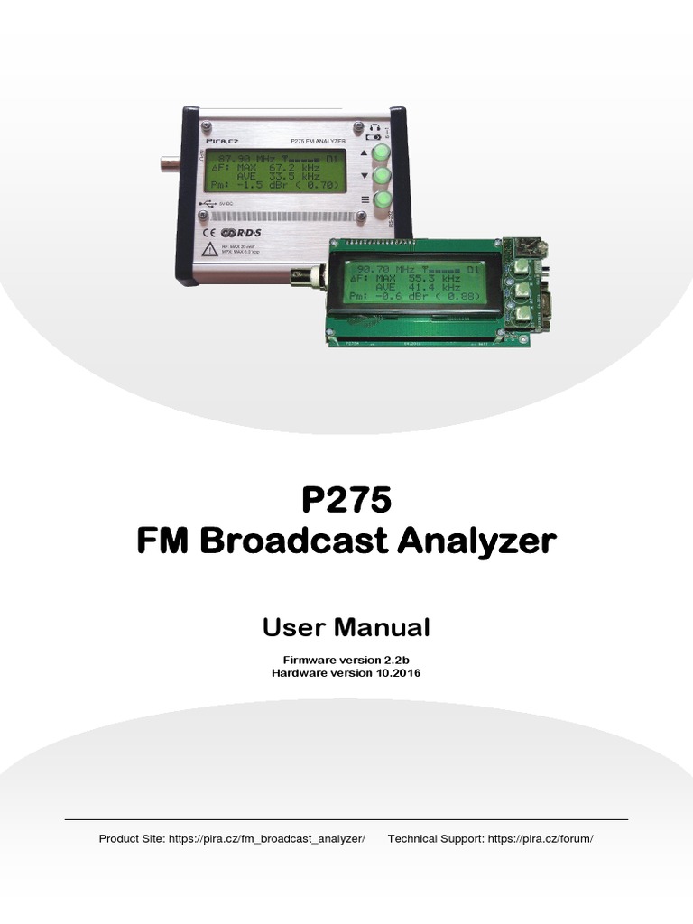 PIRA P275-Manual | PDF | Computers | Technology & Engineering