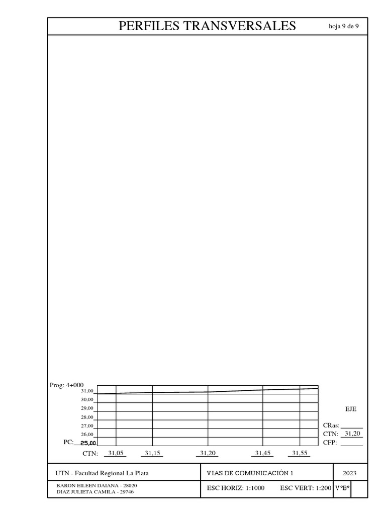Perfiles Transversales 9 | PDF