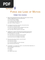 CBSE Class 9 Physics Worksheet - Force and Laws of Motion | PDF | Force ...