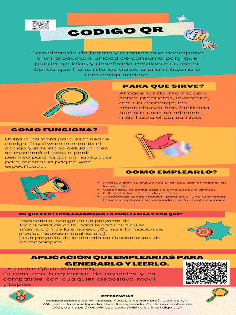 Uso y Aplicaciones del Código QR | PDF | Informática