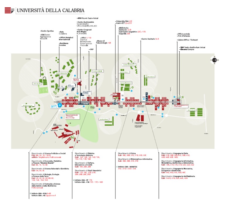 Unical Campus Map | PDF