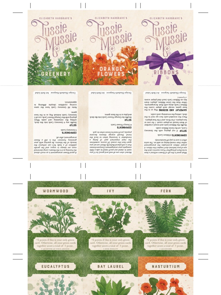 Tussie Mussie - Expansion 2-3-4 - EN - MAQ | PDF