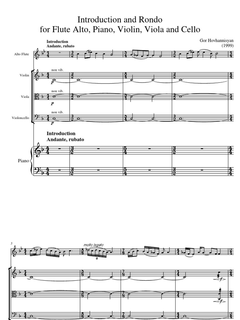 Introduction and Rondo | PDF | Music Technology | Music Industry