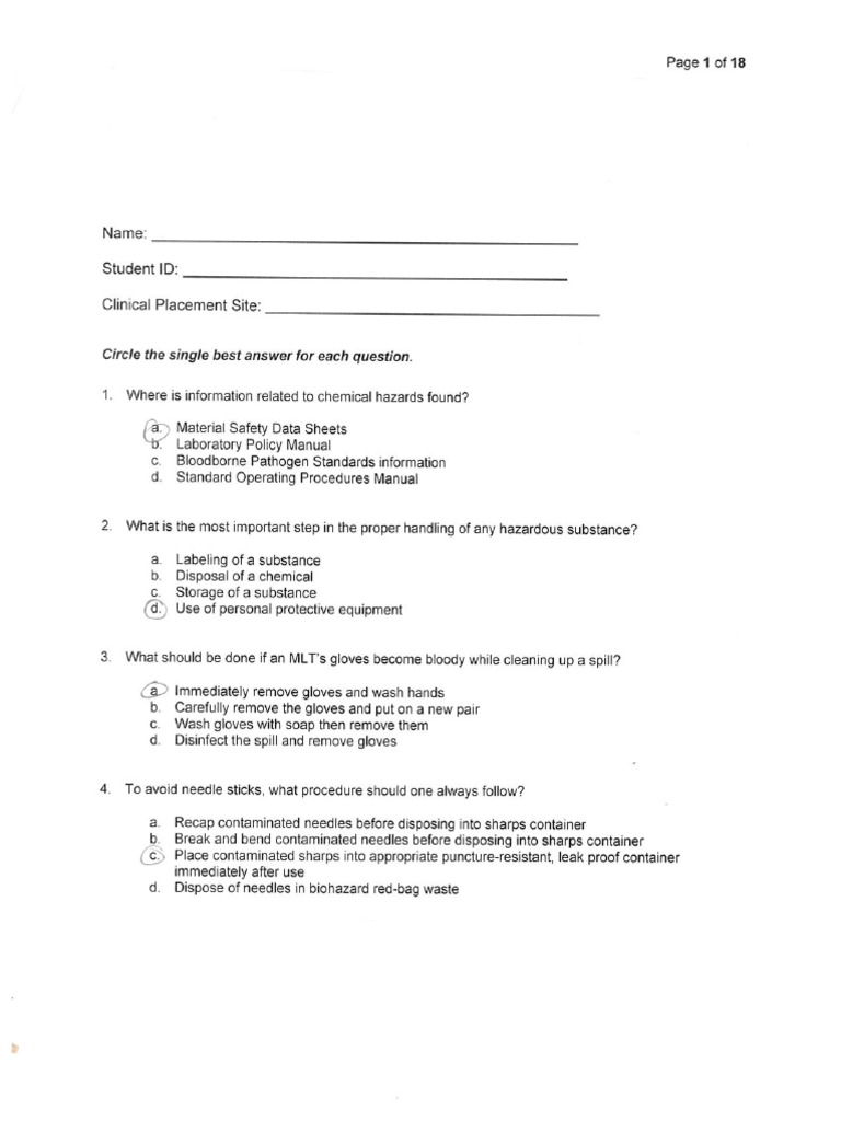 Biochemistry Csmls 100 Questions With Answers | PDF