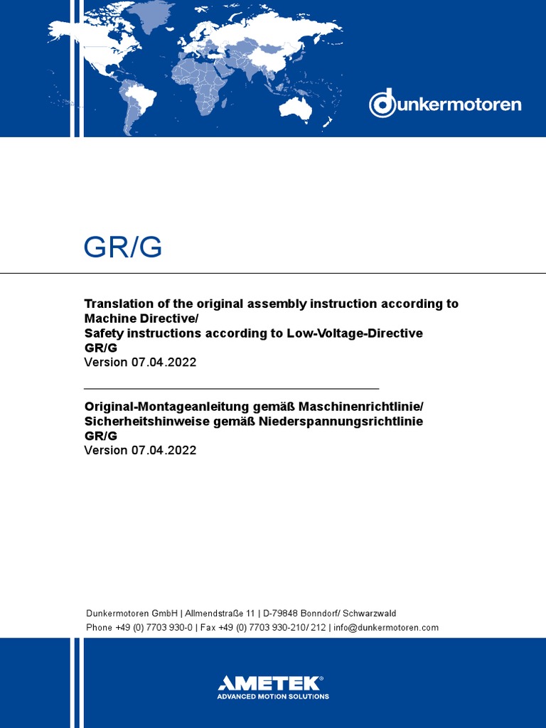 002-220623 Montageanleitung GR Web en 1 | PDF