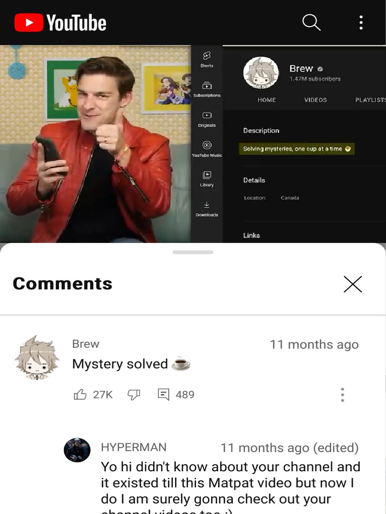 Game Theory MatPat, I STOLE Your Channel! - YouTube | PDF
