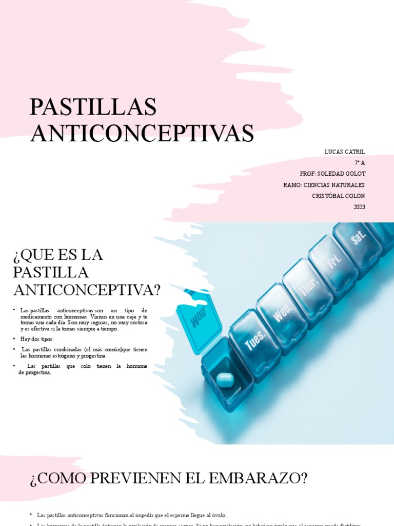 Efectividad y Uso de Pastillas Anticonceptivas | PDF | Control de la ...