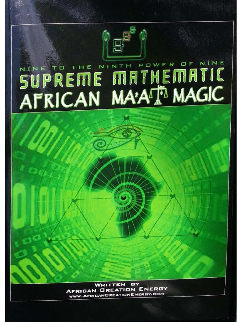 Supreme Mathematic African Creative Energy | PDF