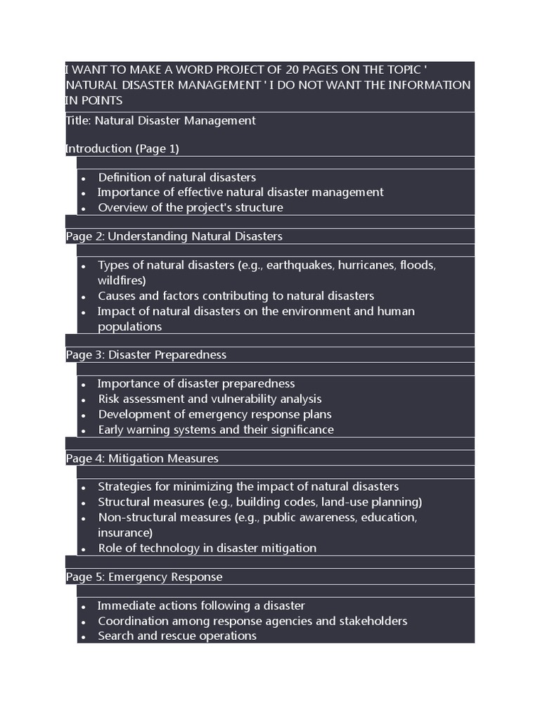SST New Format | PDF | Emergency Management | Natural Disasters