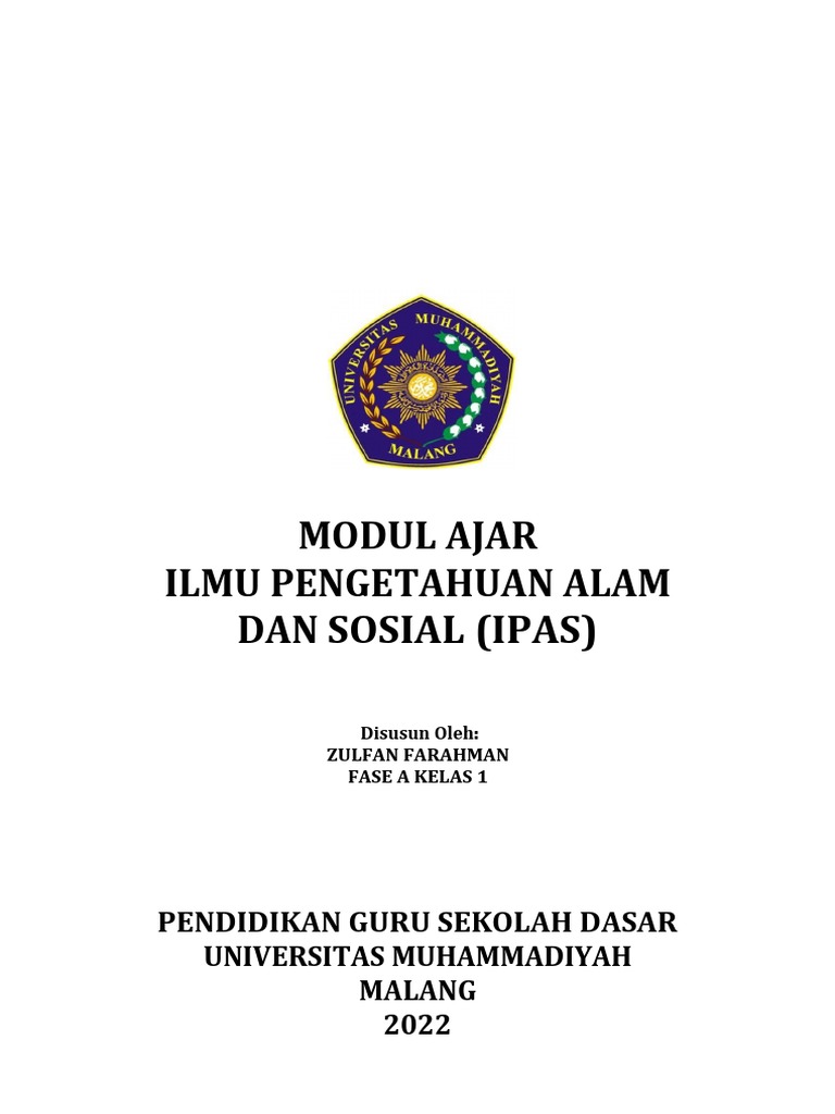 Modul Kelas 1 Fase A | PDF | Sains & Matematika