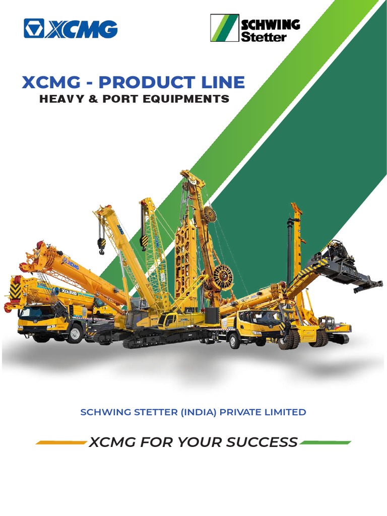 XCMG Catalogue 19 | PDF | Crane (Machine) | Construction Equipment