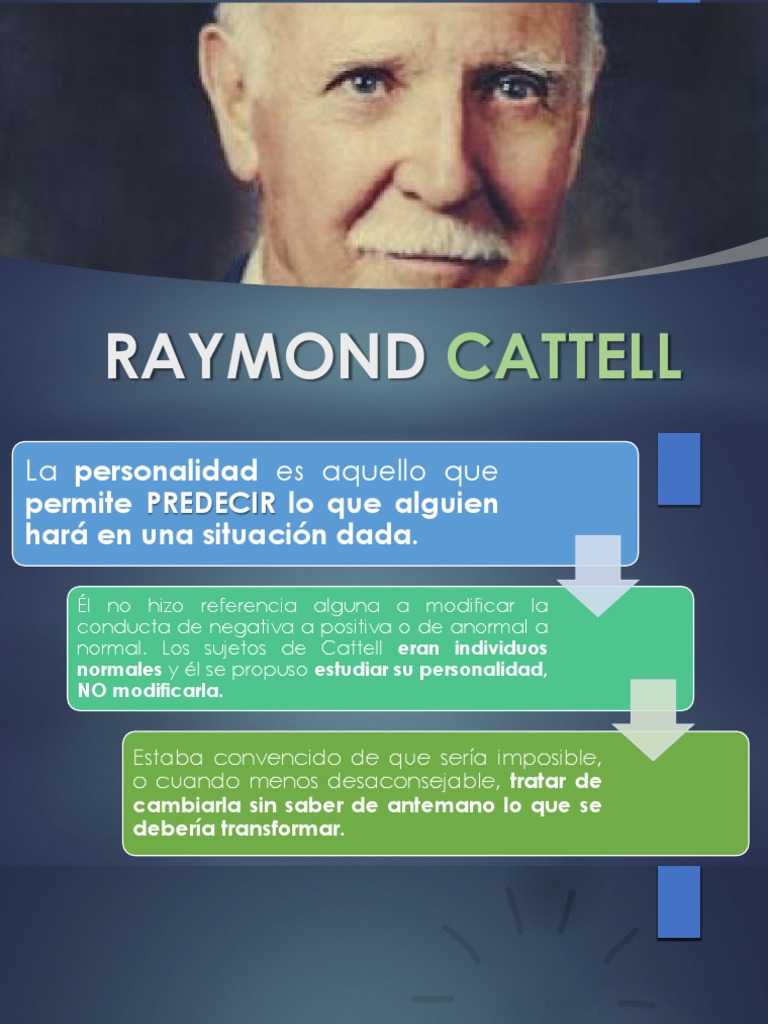 Raymond Cattell | PDF | Comportamiento | Infancia