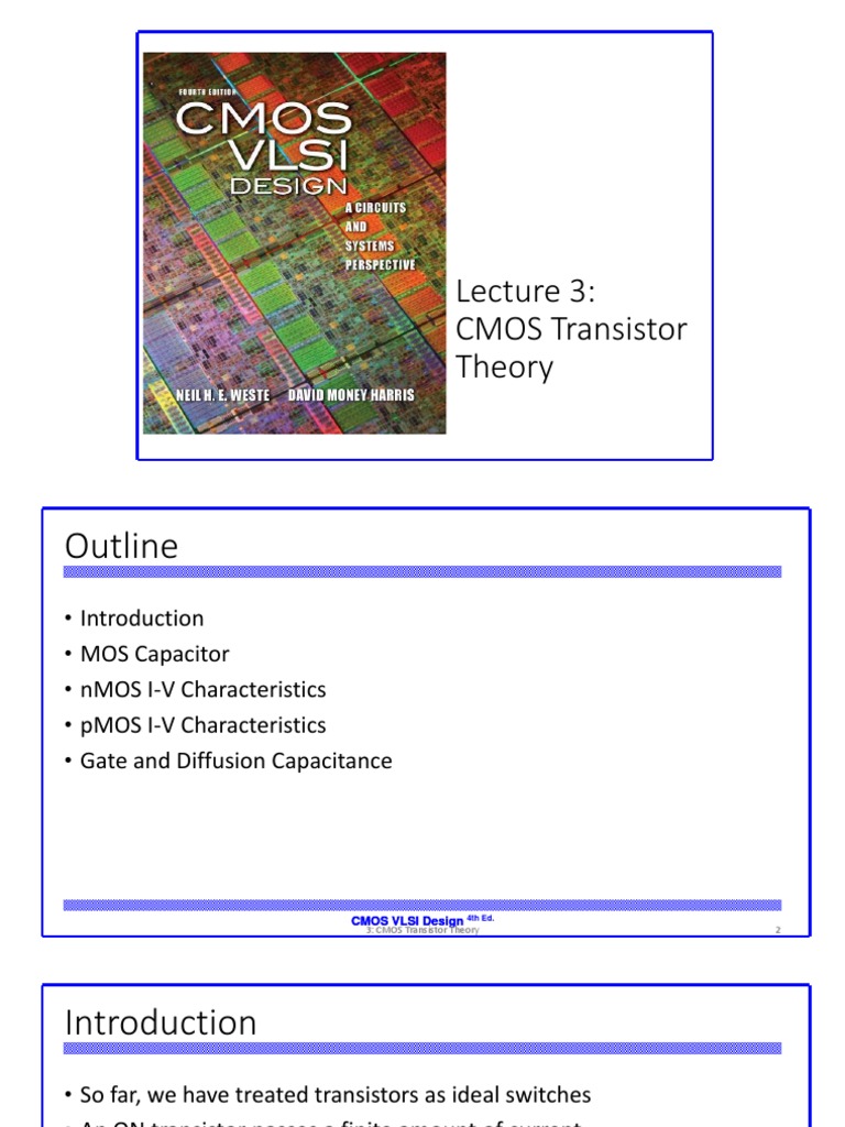 Lect - 02 TRANSISTOR | PDF | Cmos | Mosfet