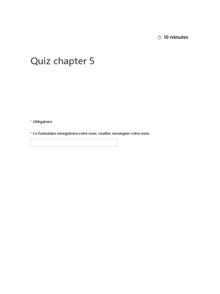 Quiz Chapter 5 | PDF | Reliability Engineering | Risk