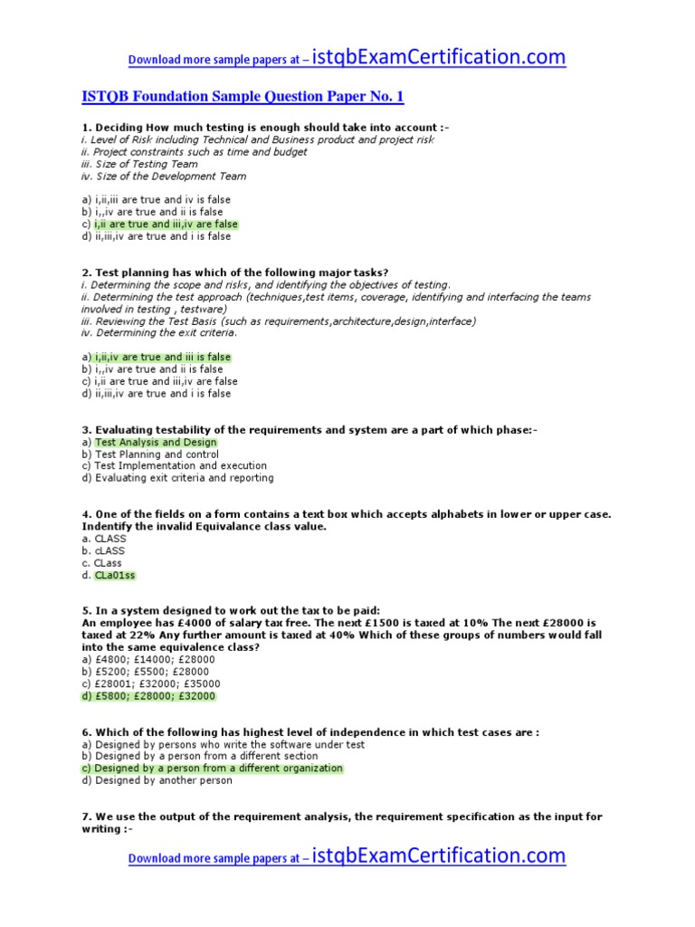 Istqb Pdf Software Testing Quality Assurance