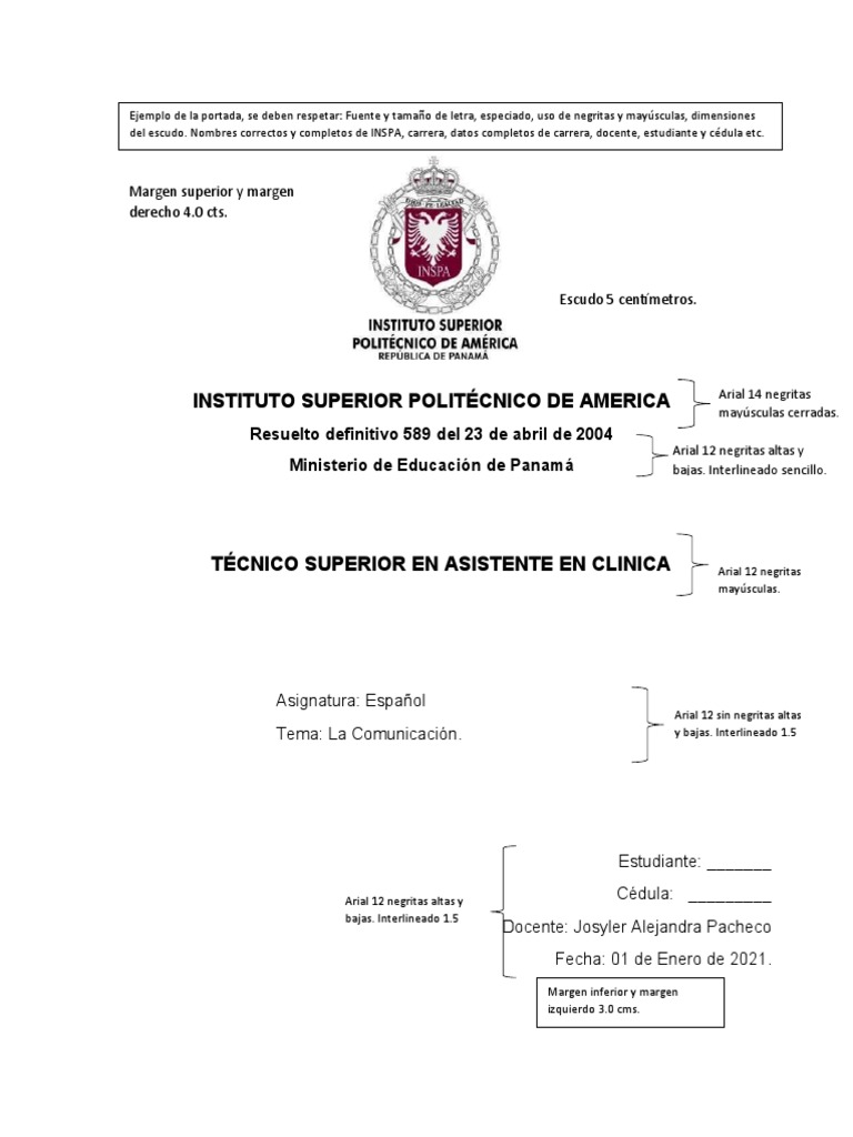 Portada Inspa 1 | PDF