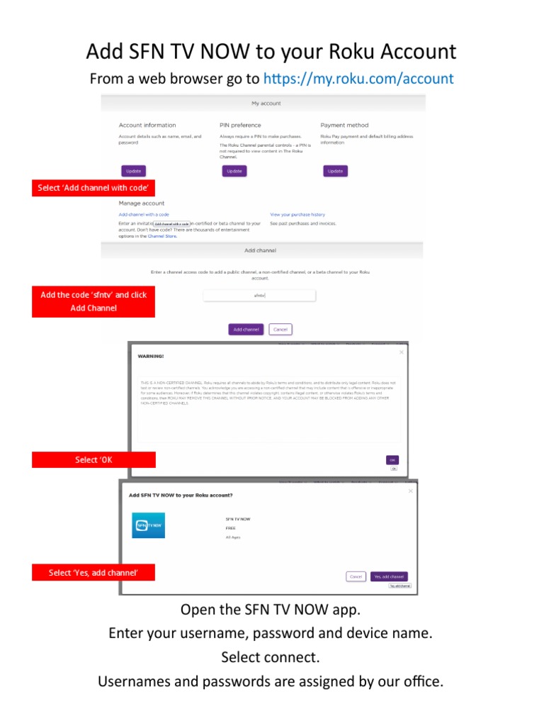 Add SFN To Device | PDF | Finance & Money Management