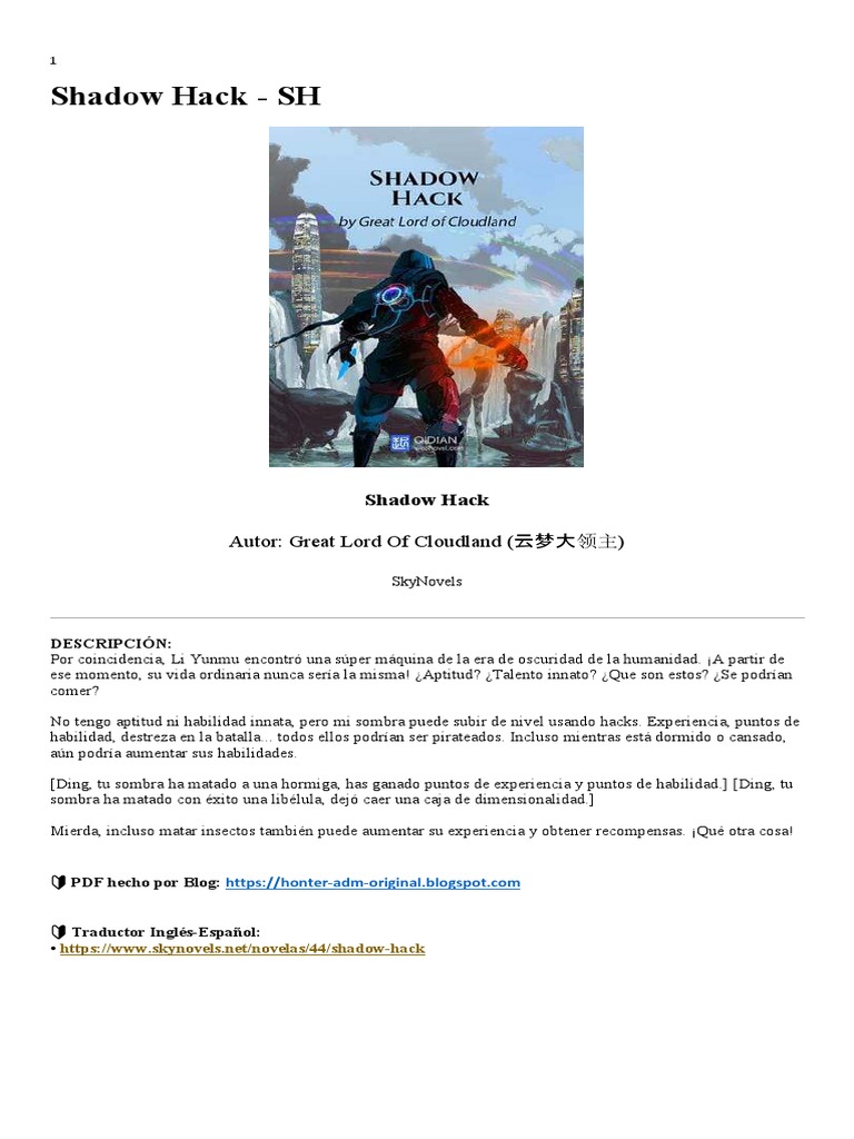 Shadow Hack (01-100) Skynovels | PDF | Hormiga | Tierra