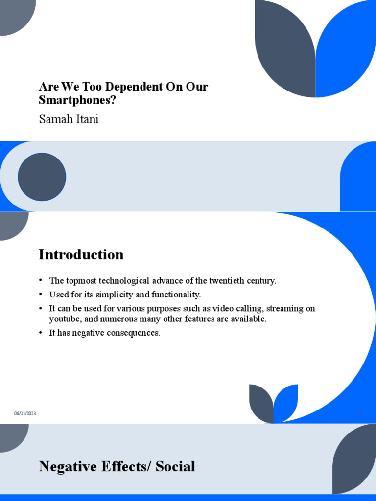 Smartphone Dependency and Its Consequences | PDF | Smartphone | Psychology