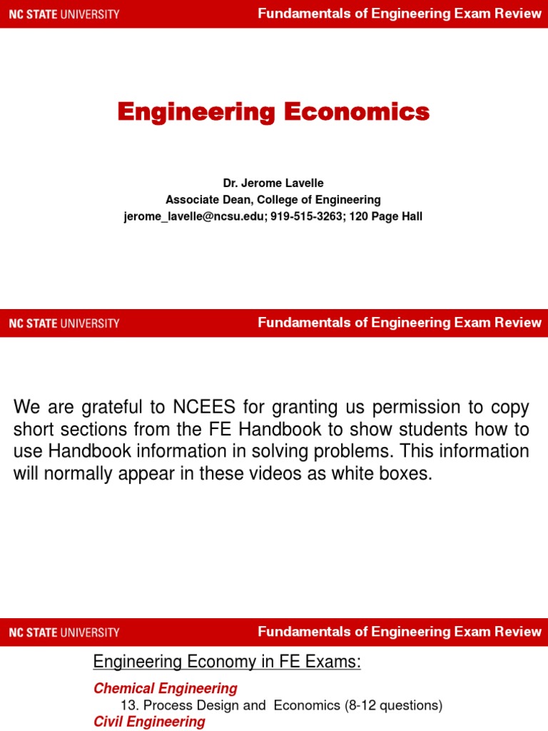 FE Review Engineering Economics | PDF | Interest | Interest Rates