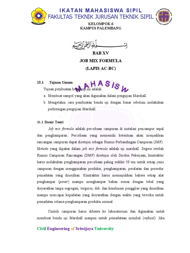 Bab 15 JMF Kelompok 6 Palembang | PDF