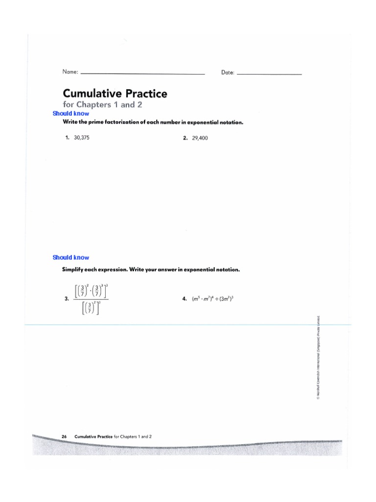 8th To 9th Grade Summer Packet 2022, Algebra To CP Geometry | PDF