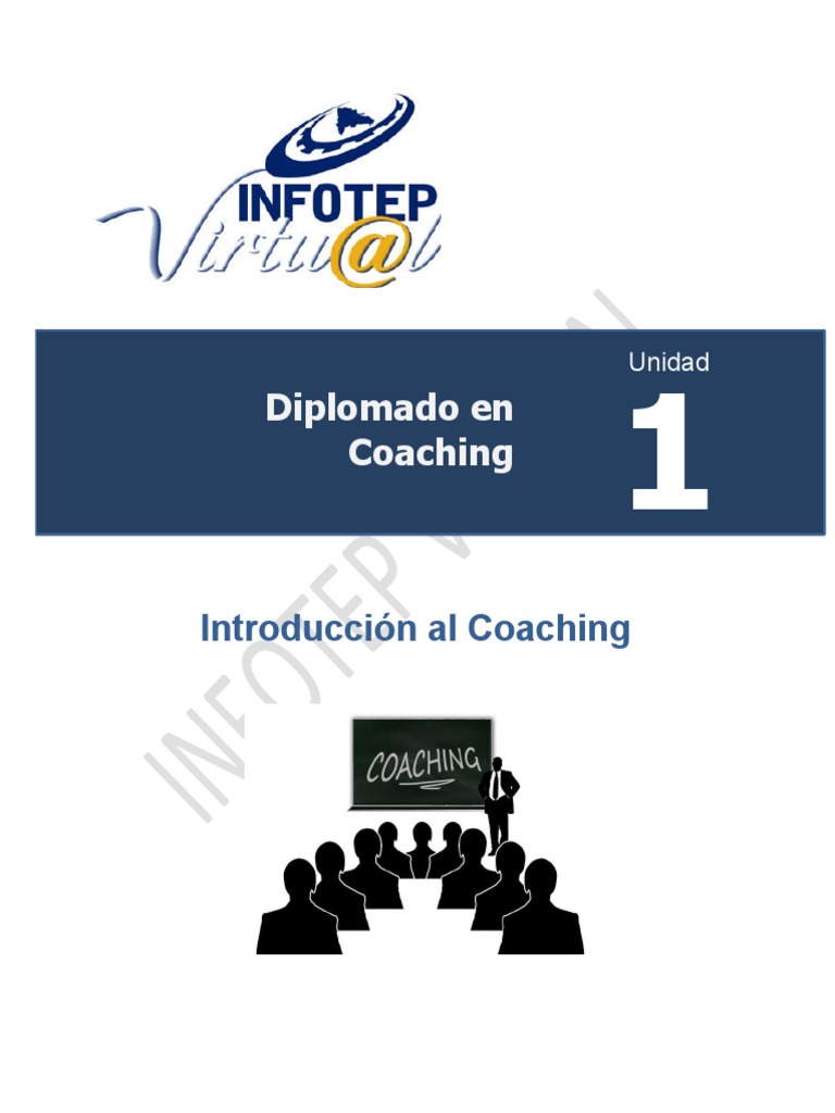 Diplomado de Coaching Modulo 1 Infotep | PDF | Desarrollo personal | Comportamiento organizacional