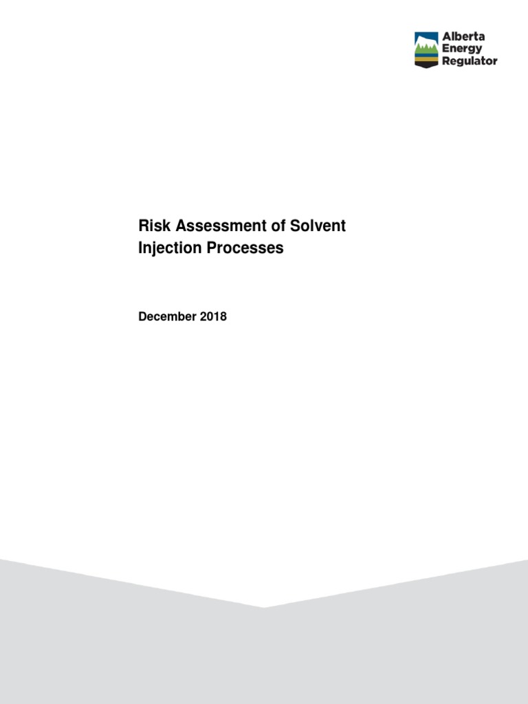 SolventInjection RiskAssessment | PDF | Chemistry | Nature