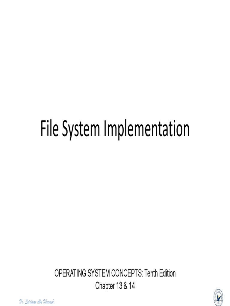 Set6 Filesystem Pdf File System Computer File