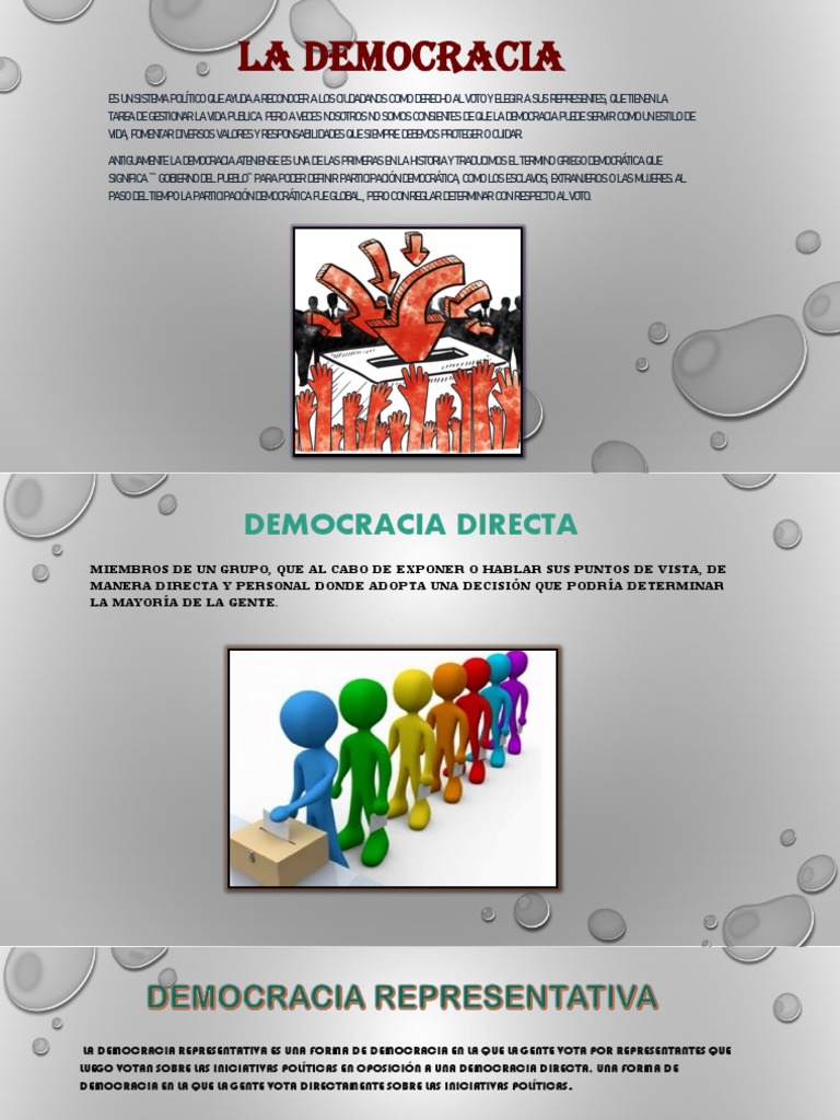 La Democracia | PDF | Democracia | Ideologías políticas
