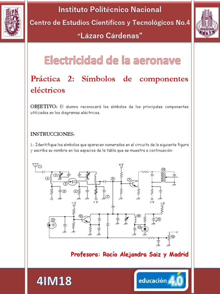 Símbolos de Componentes Eléctricos | PDF