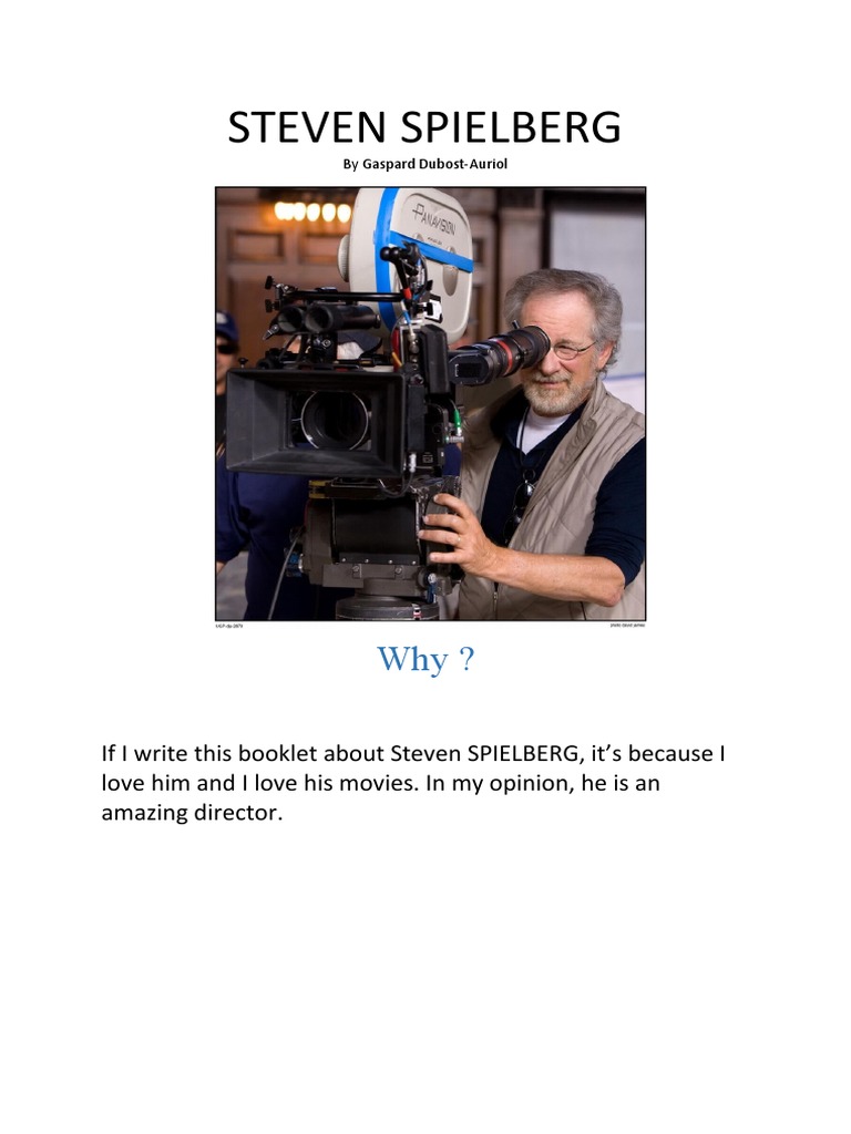Steven SPIELBERG booklet | PDF