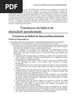 TDAH e As Especificacoes Conforme A CID 11 | PDF | Transtorno de ...
