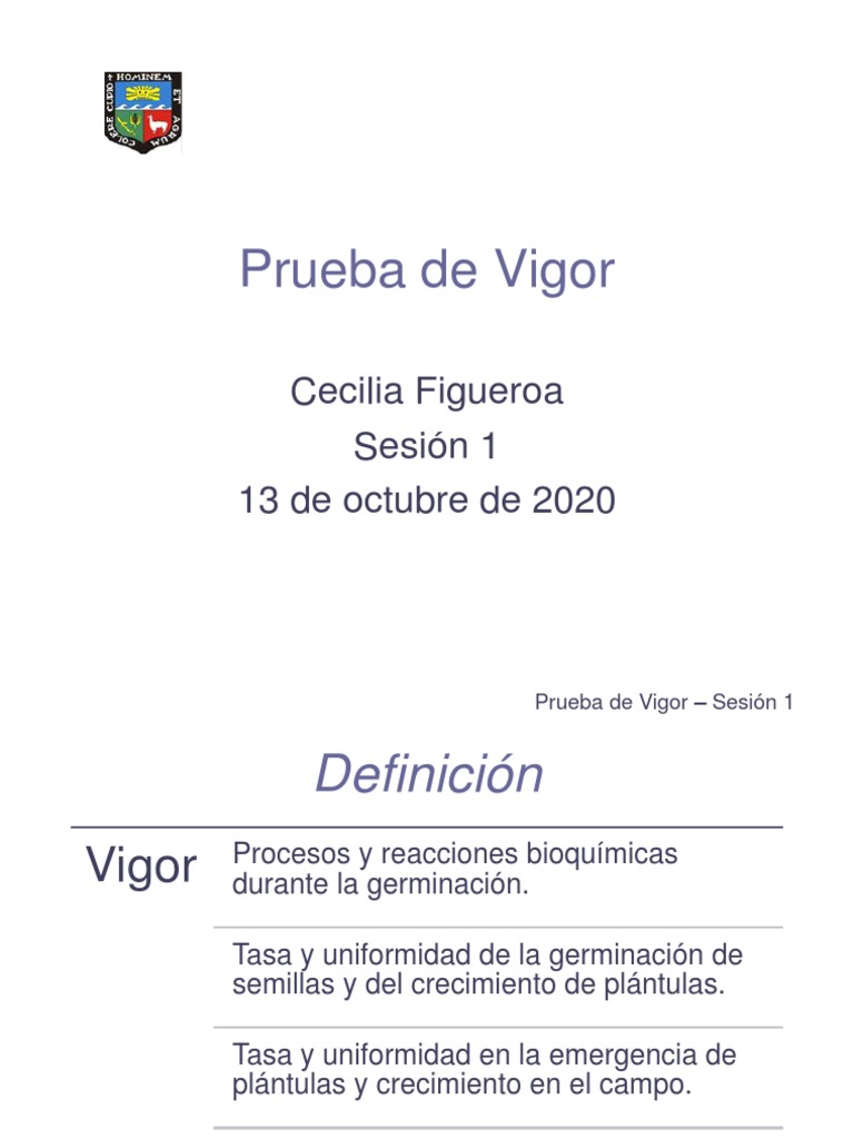 Prueba de Vigor | PDF | Organismos | Plantas