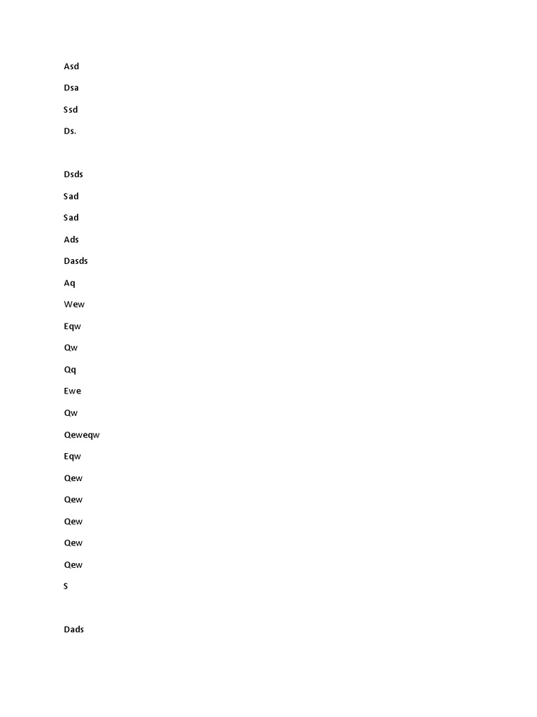 Random Text Placeholder Document | PDF