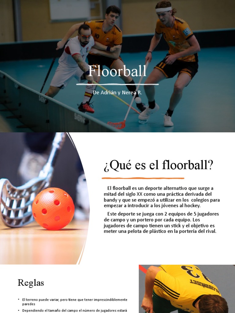 Floorball | PDF | Variantes deportivas | Reglas y regulaciones deportivas