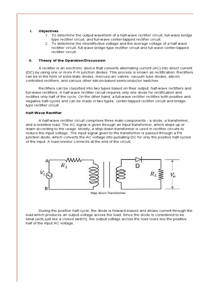 Aira Experiment 2 | PDF | Rectifier | Diode