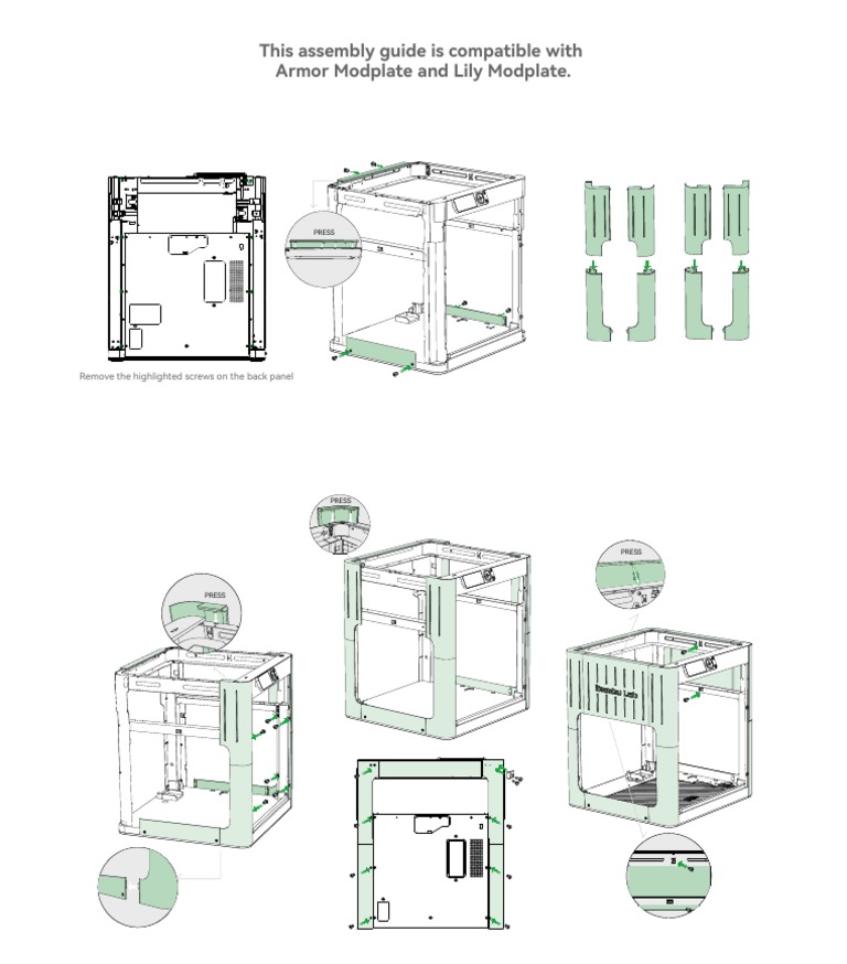 Armor and Lily Modplate Assembly Guide | PDF