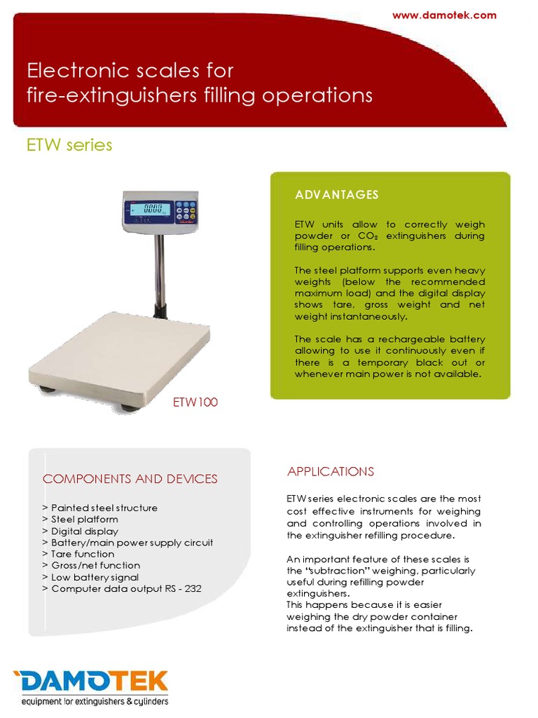 Scales ETW DAMO | PDF | Power Supply | Computer Engineering