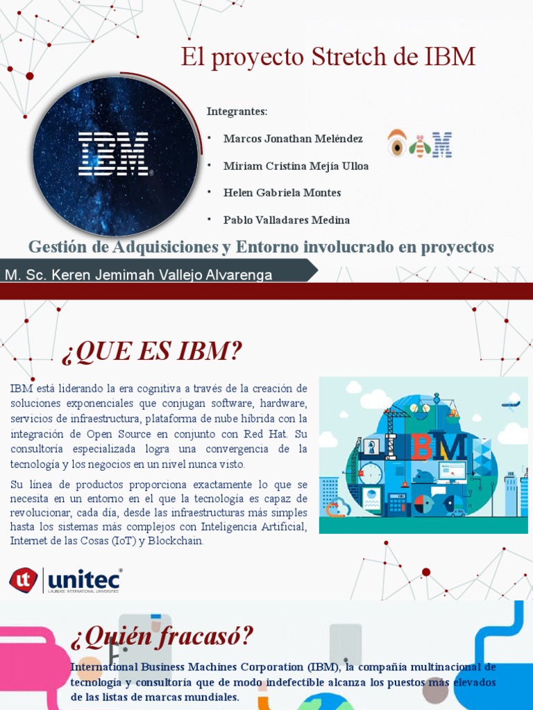 Proyecto Fallido-Stretch de IBM | PDF | Ibm | Internet de las Cosas