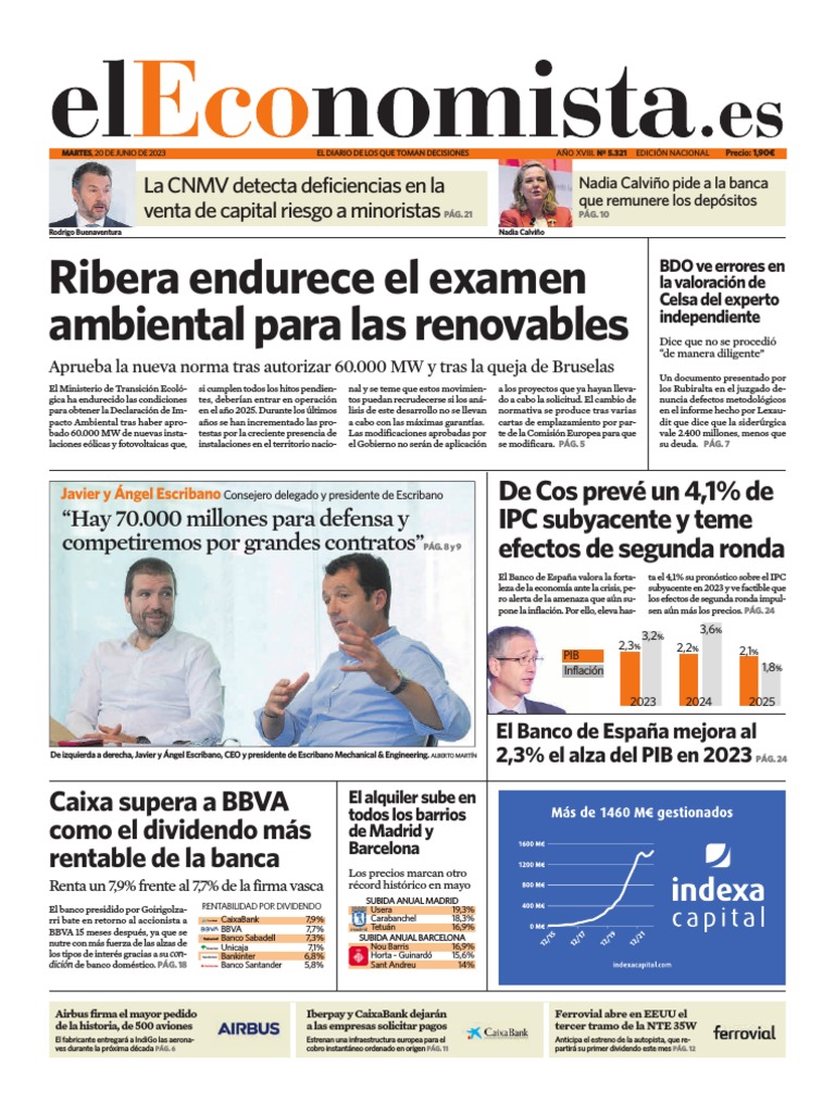20 06 23 El Economista | PDF | España | Inflación
