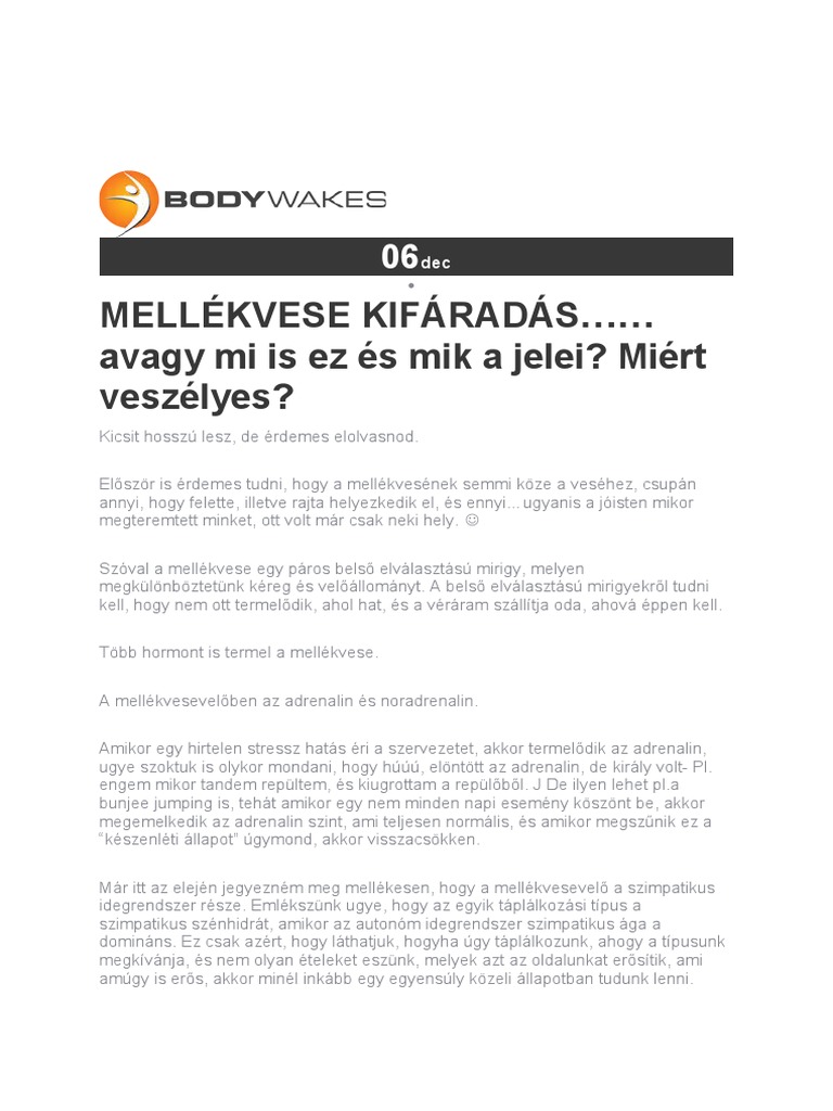 Mellékvese | PDF