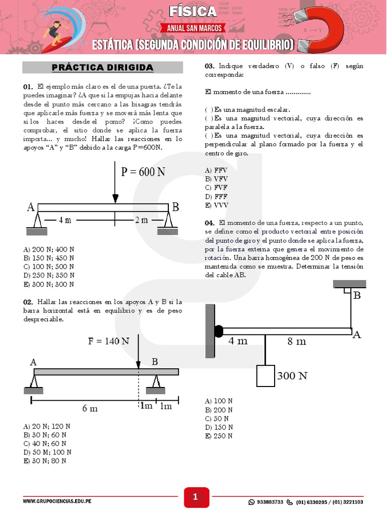 Recurso - 1686407792572 - SEMANA 13 - FÍSICA | PDF | Fuerza | Vector Euclidiano
