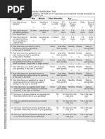 Wsas Scale | PDF | Mental And Behavioural Disorders | Human Nature